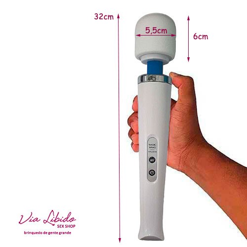 Vibrador varinha mágica Manfly | Via Libido Sex Shop